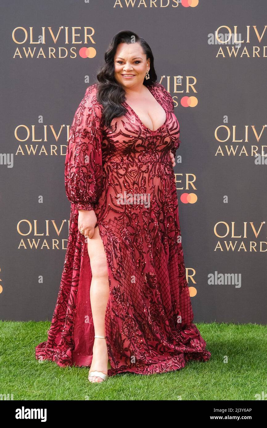 London, UK. 10th Apr, 2022. Keala Settle attends the The Olivier Awards ...