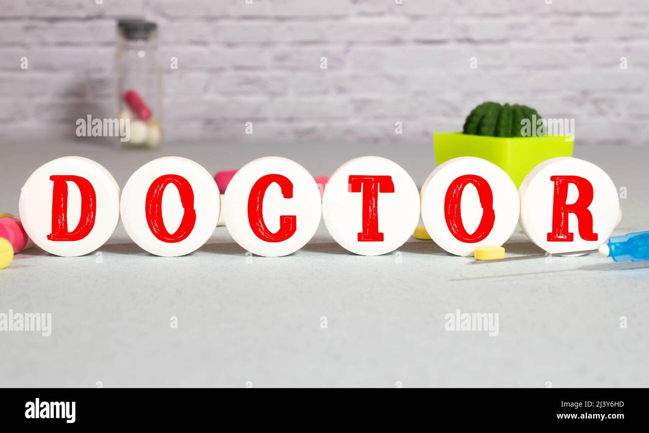 The words Doctor written on a Calendar to Remind you an Important ...