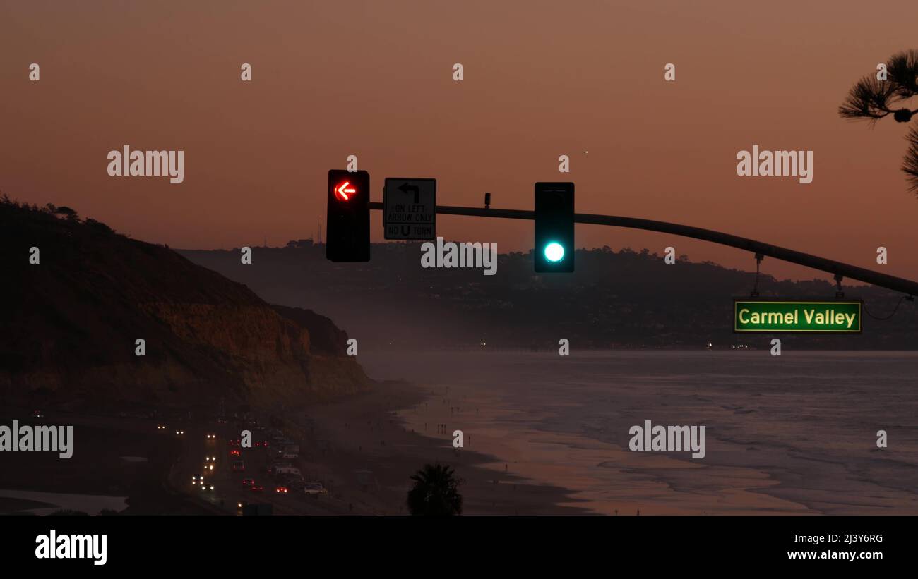 101 freeway sunset hi-res stock photography and images - Alamy