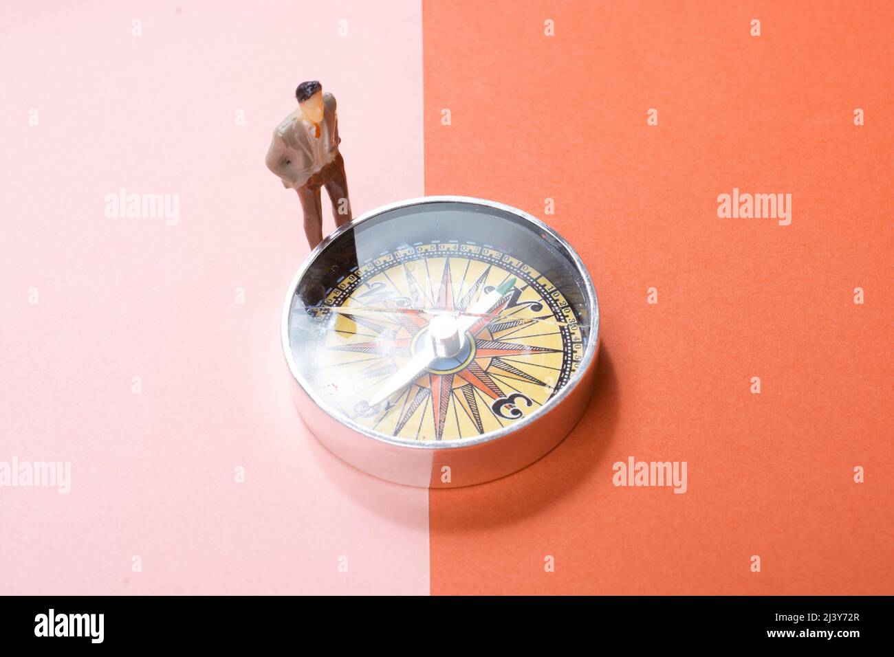 Magnetic compass tool as a concept of traveling and and finding your ...