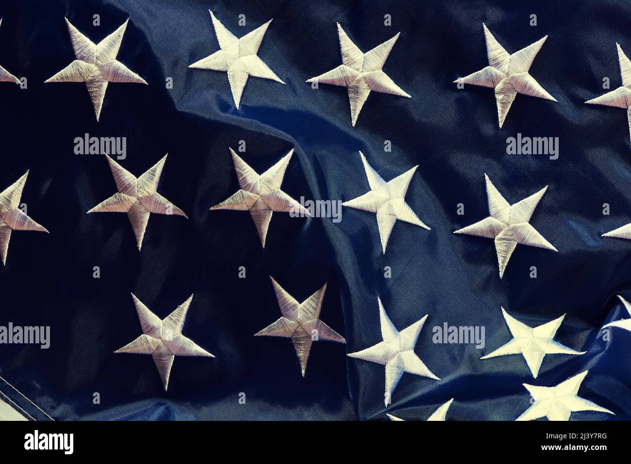 True blue. Cropped shot of the American flag Stock Photo - Alamy