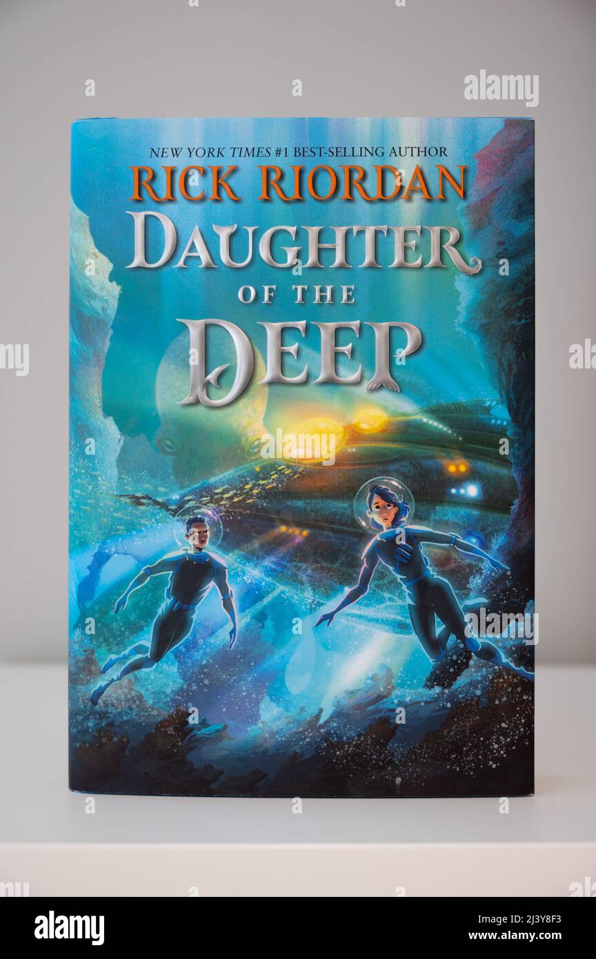 Calgary, Alberta - April 9, 2022: Daughter of the Deep children's novel ...