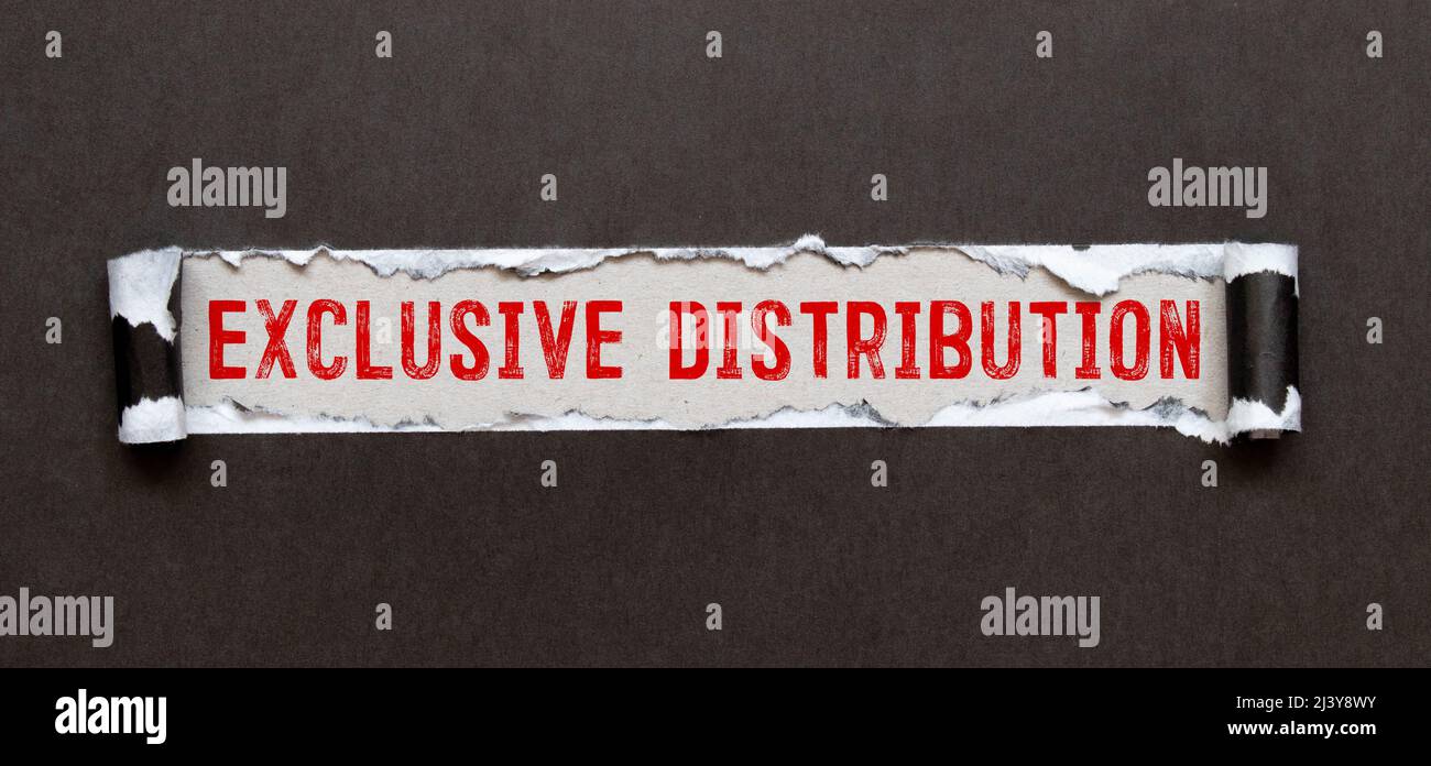 Exclusive distribution hi-res stock photography and images - Alamy