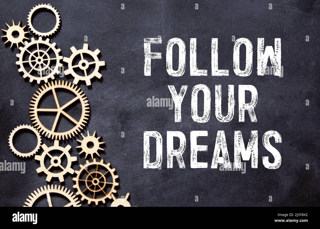 text follow your dreams on black background Stock Photo - Alamy text follow your dreams on black background Stock Photo - Alamy