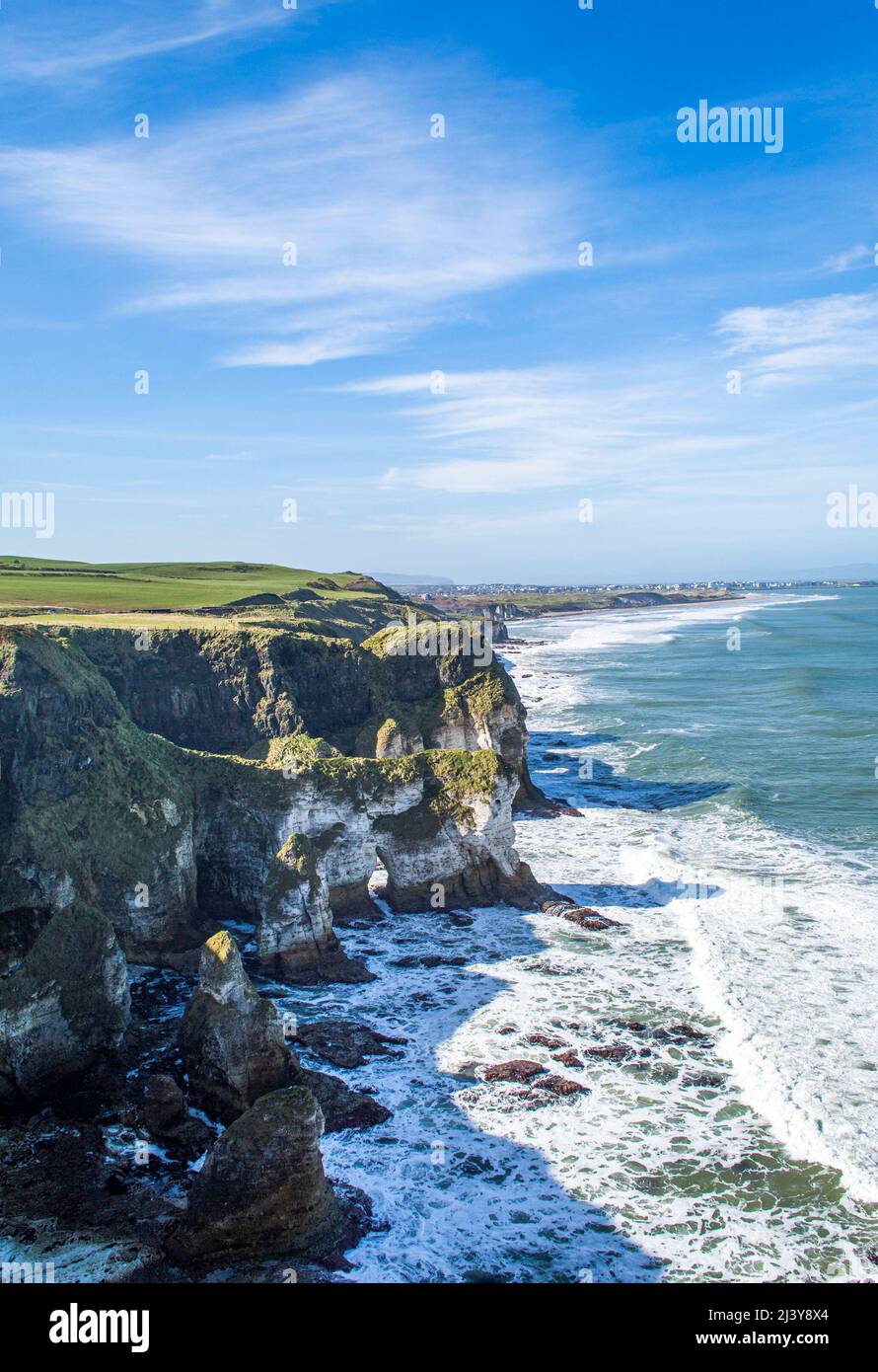 Coastline of portrush in northern ireland hi-res stock photography and ...