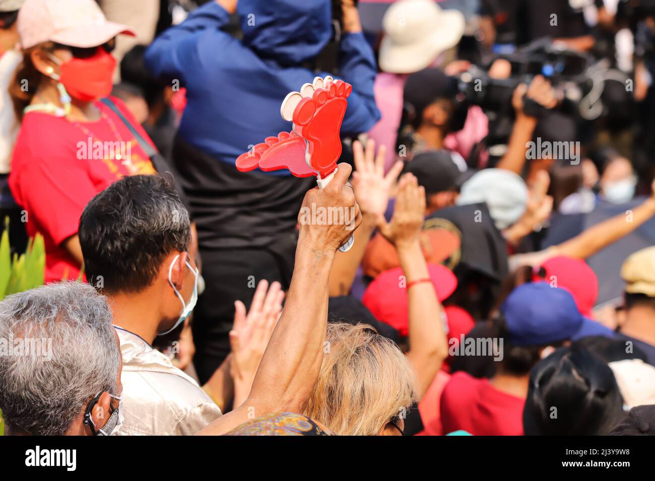 Red clappers hi-res stock photography and images - Alamy