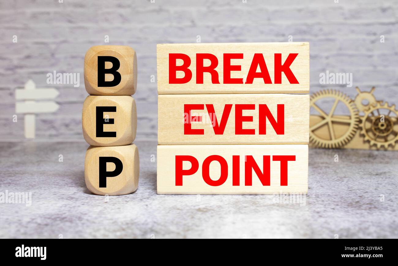 Word bep. Wooden small cubes with letters isolated on white background ...