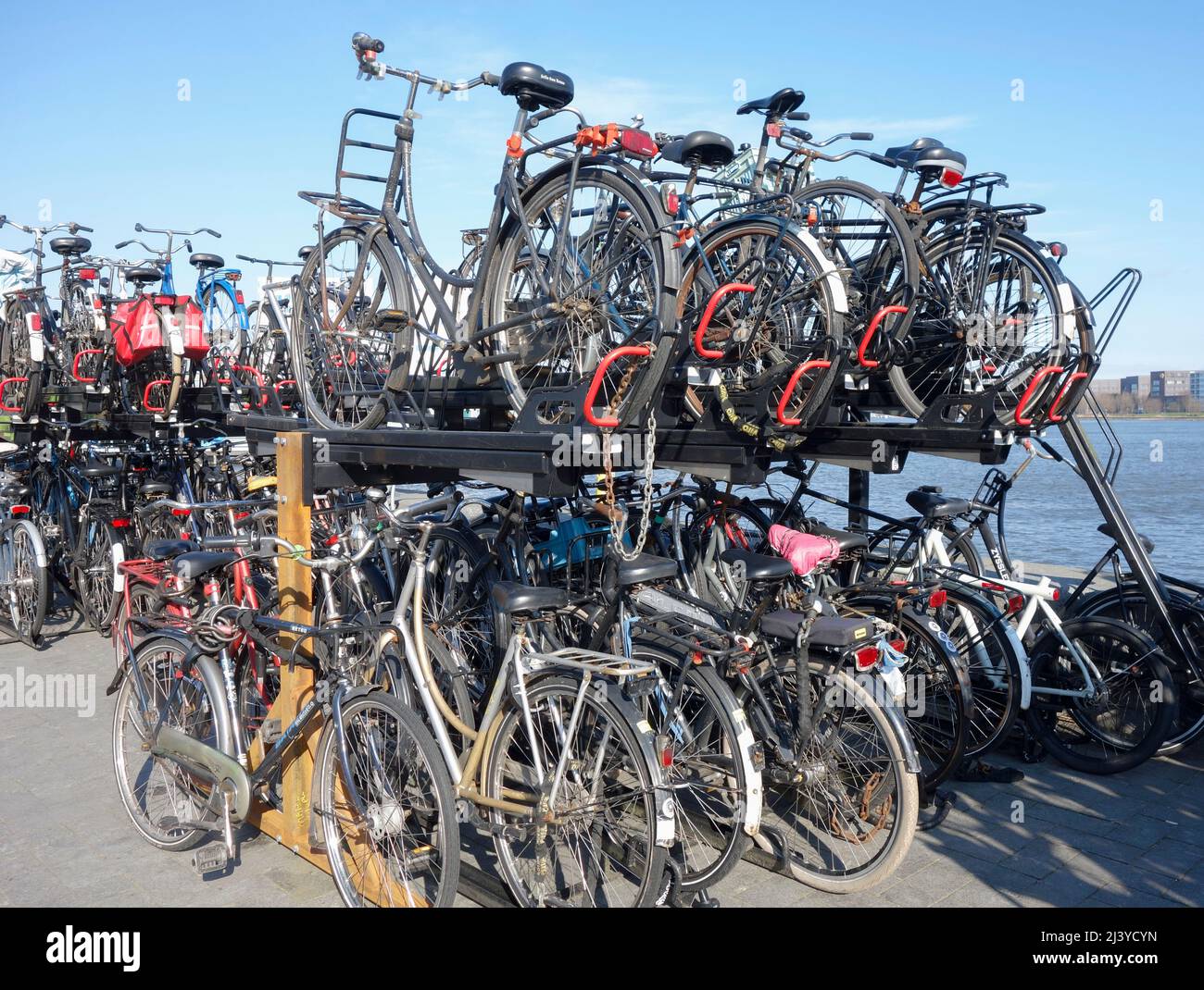 Bike rack on a bus hi-res stock photography and images - Alamy