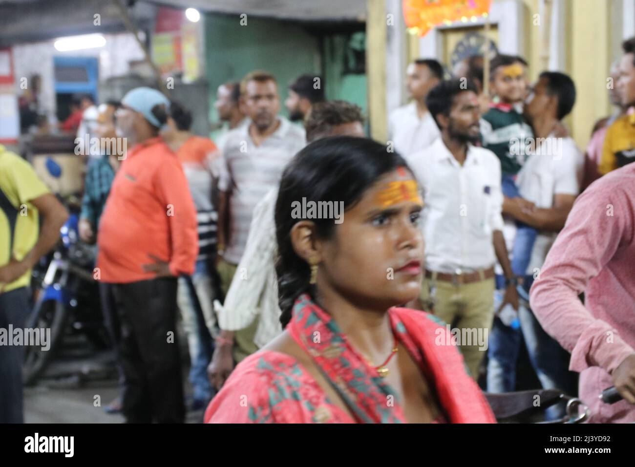 Kolkata, India. 10th Apr, 2022. Indian devotees take part in a religious procession to mark the ...