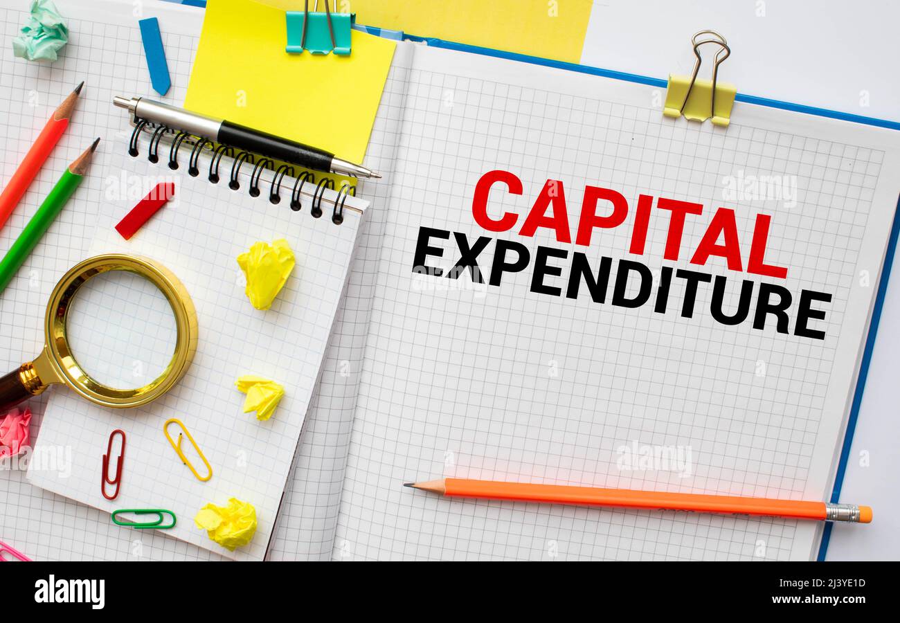 text Capital Expenditure, business conceptual Stock Photo - Alamy