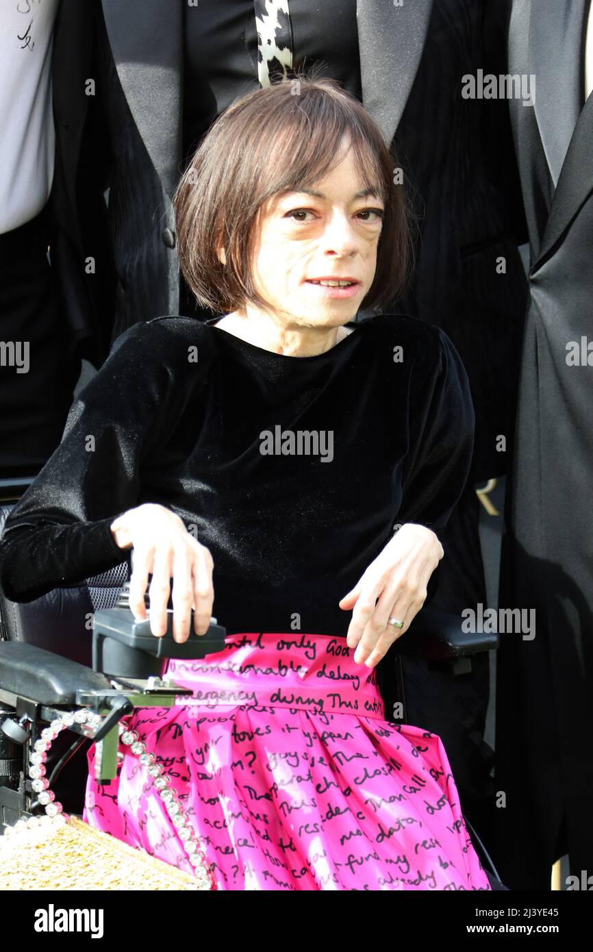 Liz Carr, Olivier Awards, Royal Albert Hall, London, UK, 10 April 2022 ...