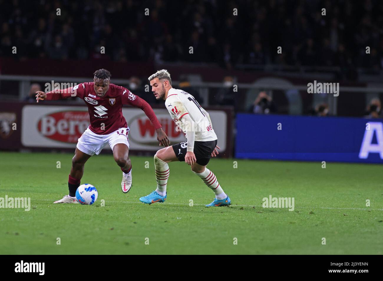 April 10, 2022, Turin, Italy: Turin, Italy, Olimpico Grande Torino ...