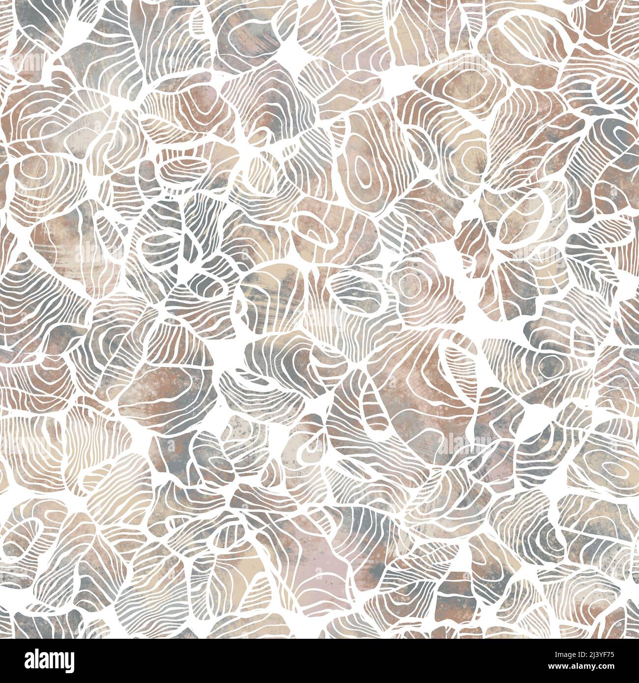 Seamless neutral and white grungy classic abstract surface pattern ...