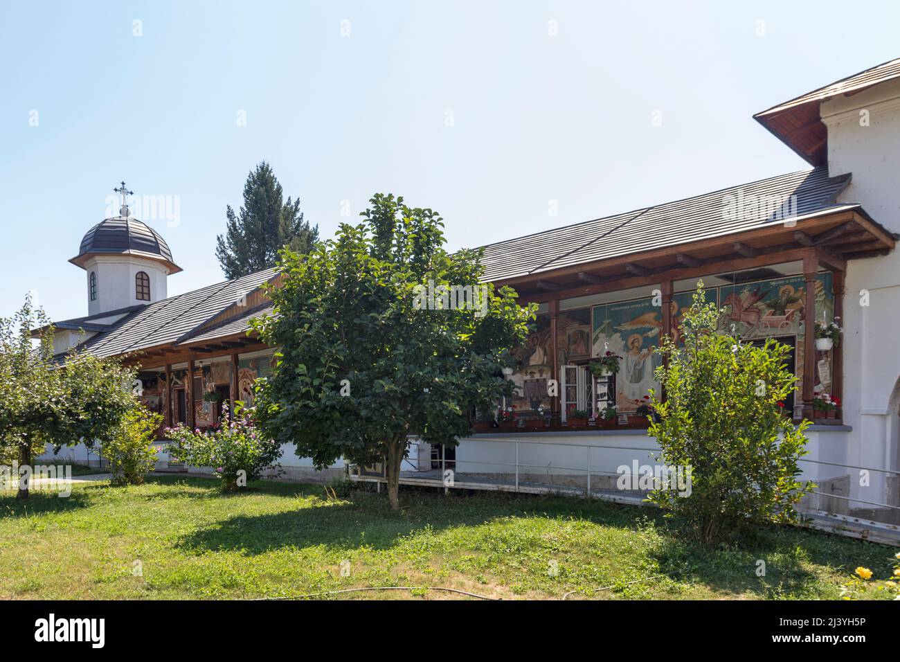 BUCHAREST, ROMANIA - AUGUST 16, 2021: Medieval Cernica Monastery near ...