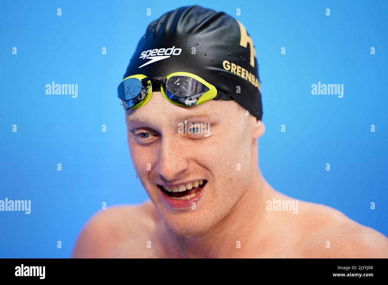 Loughborough NC's Luke Greenbank in action during the Men's Open 200m ...