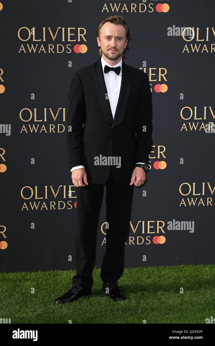 London, UK. April 10th, 2022, London, UK. Tom Felton attending The ...