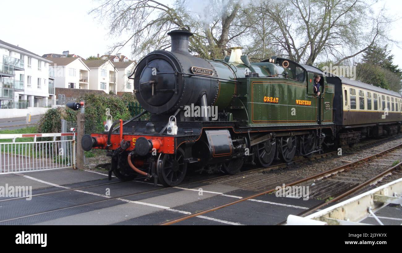 Steam locomotive 5239 Goliath operating as part of Dartmouth Steam ...