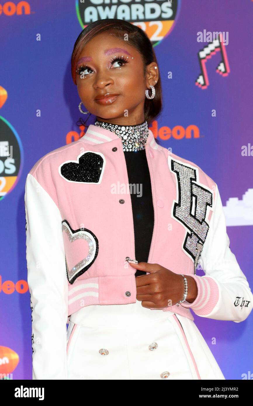 LOS ANGELES - APR 9: That Girl Lay Lay at the 2022 Kids Choice Awards ...