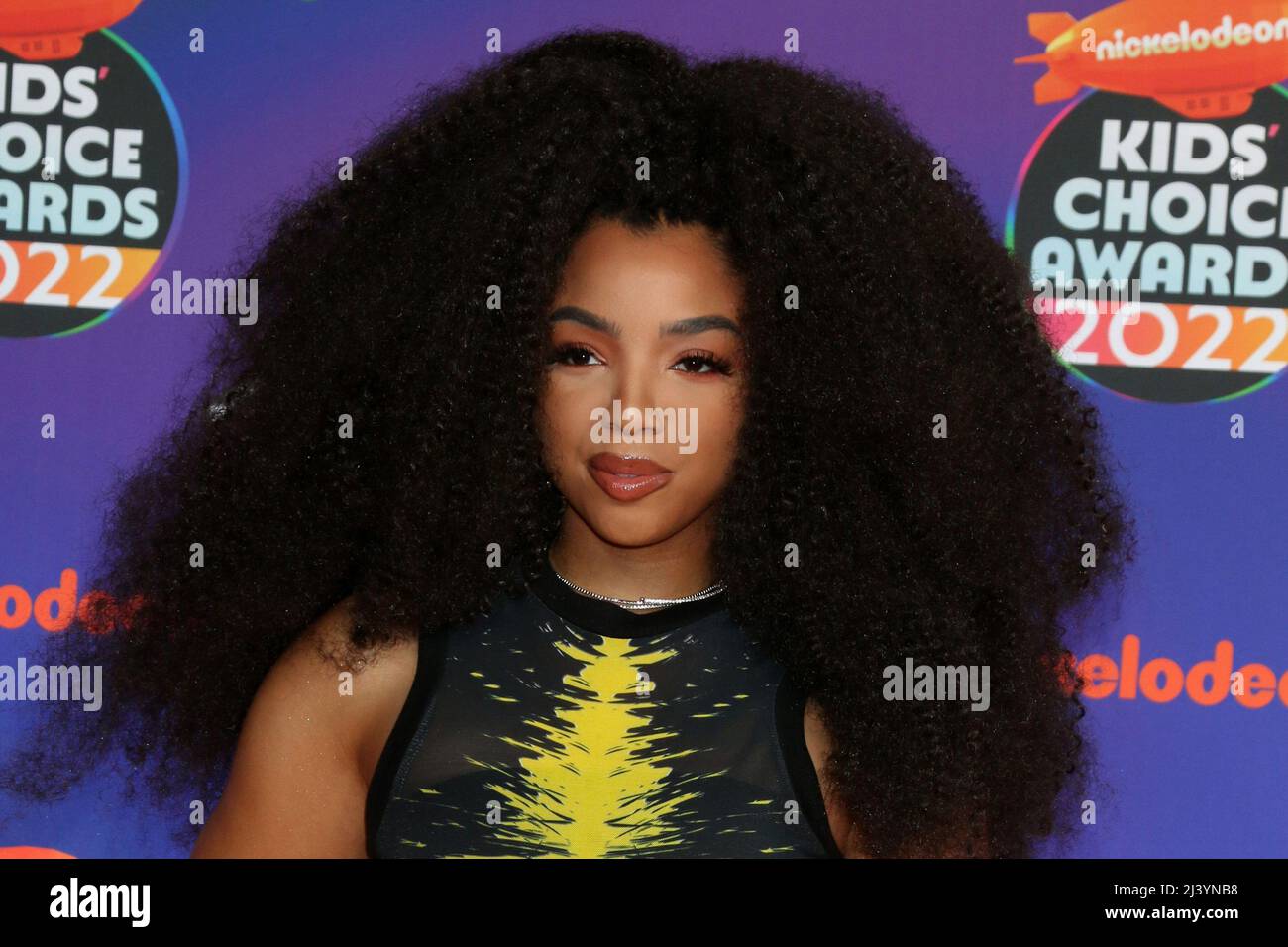 LOS ANGELES - APR 9: Chole Bailey at the 2022 Kids Choice Awards at ...