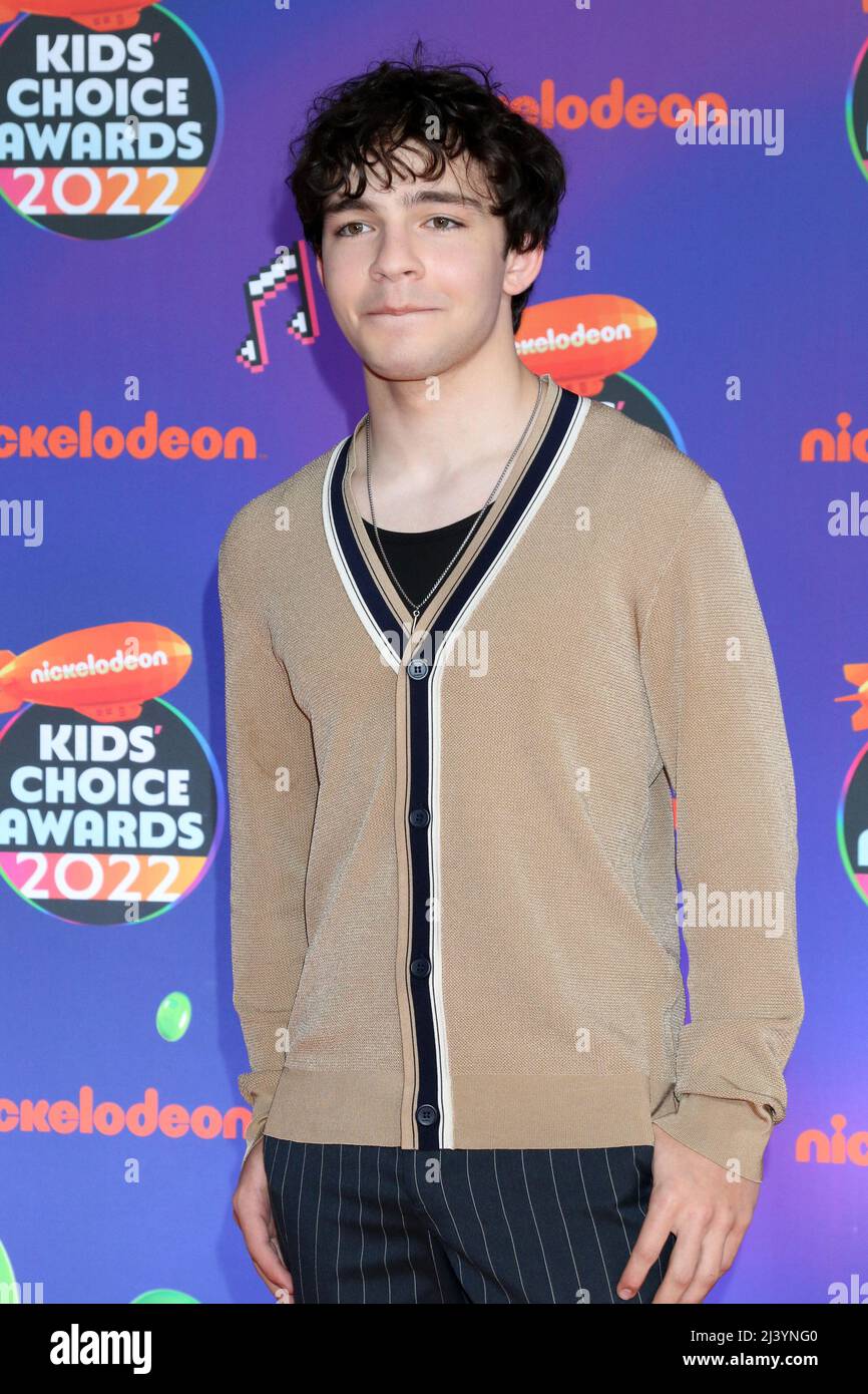LOS ANGELES - APR 9: Bryce Gheisar at the 2022 Kids Choice Awards at ...
