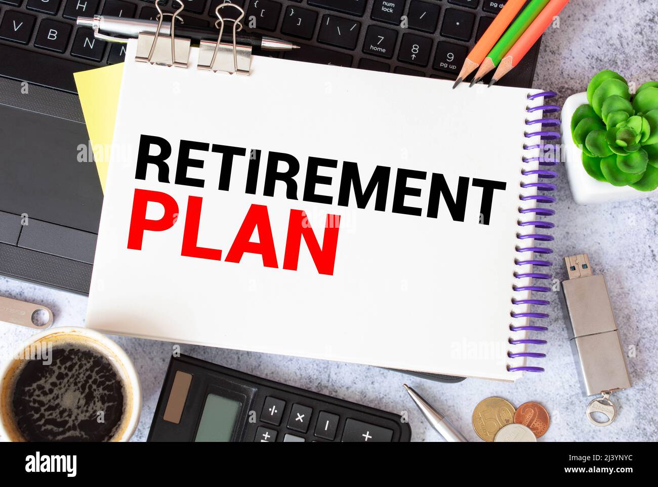 Pension notebook hi-res stock photography and images - Alamy