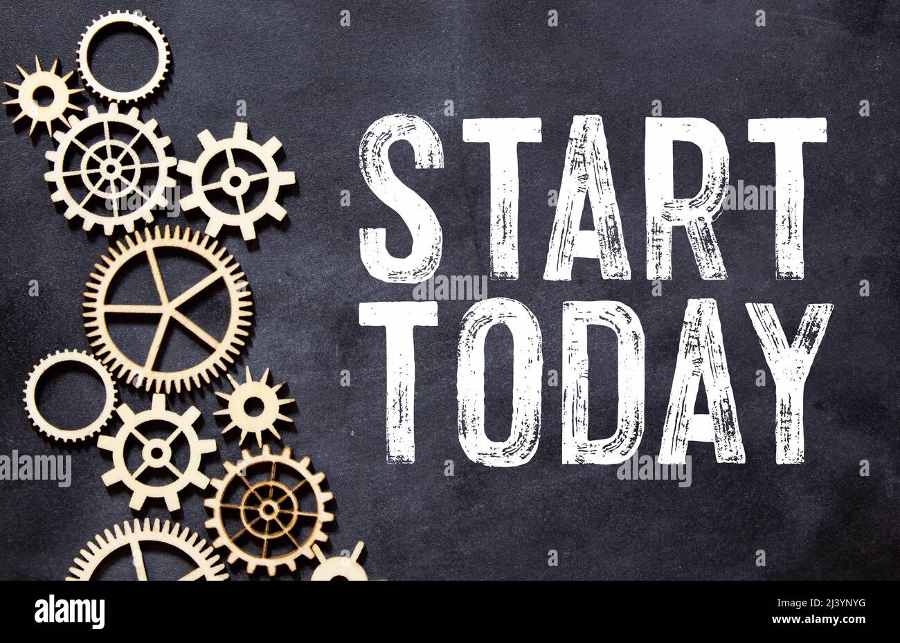 Text sign showing Start Today. Conceptual photos Initiate Begin right ...