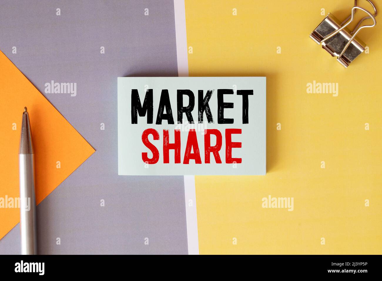 Increase market share for your company. Businessman plan predict market ...