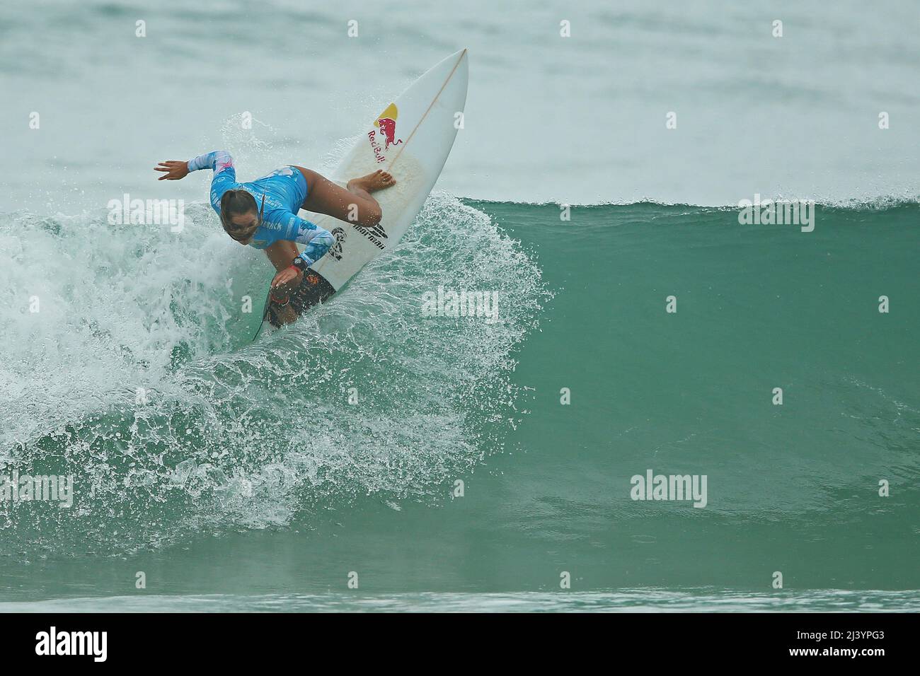 Taina Hinckel during the QS LayBack Pro Surfing at Praia Mole, in ...