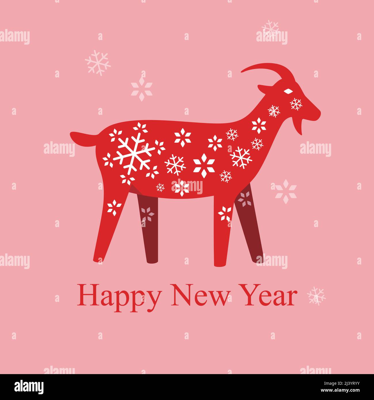 Goat chinese zodiac Stock Vector Images - Alamy