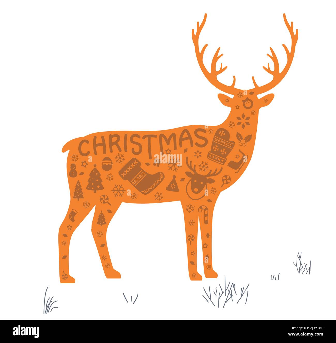 Reindeer side profile hi-res stock photography and images - Alamy