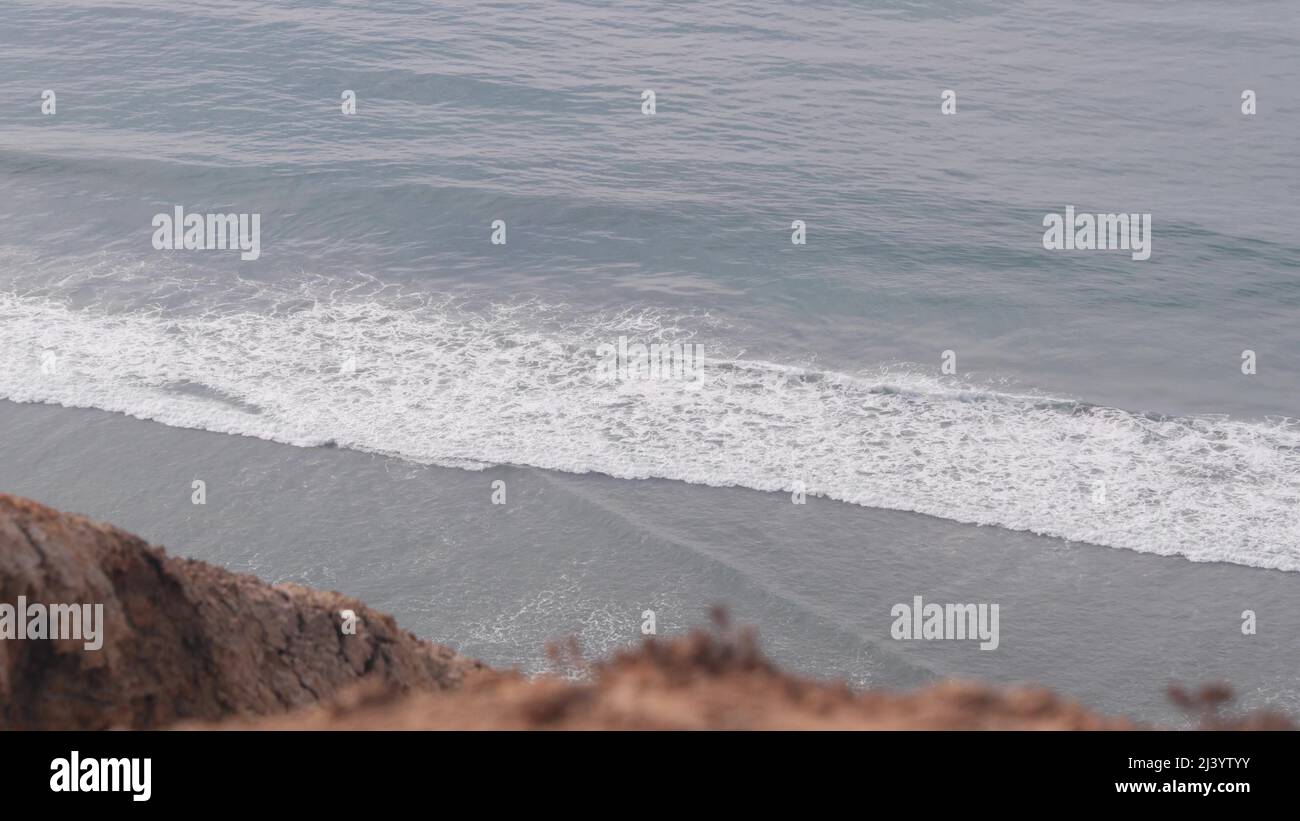 Aerial view cliff erosion california hi-res stock photography and ...