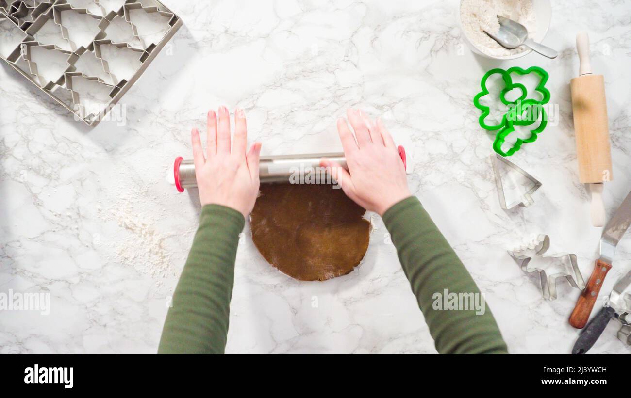 Flat lay step step rolling hi-res stock photography and images - Alamy
