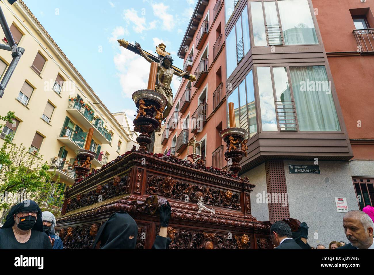 Image of Holy Christ of Faith (Cristo de la Fe) seen during the ...