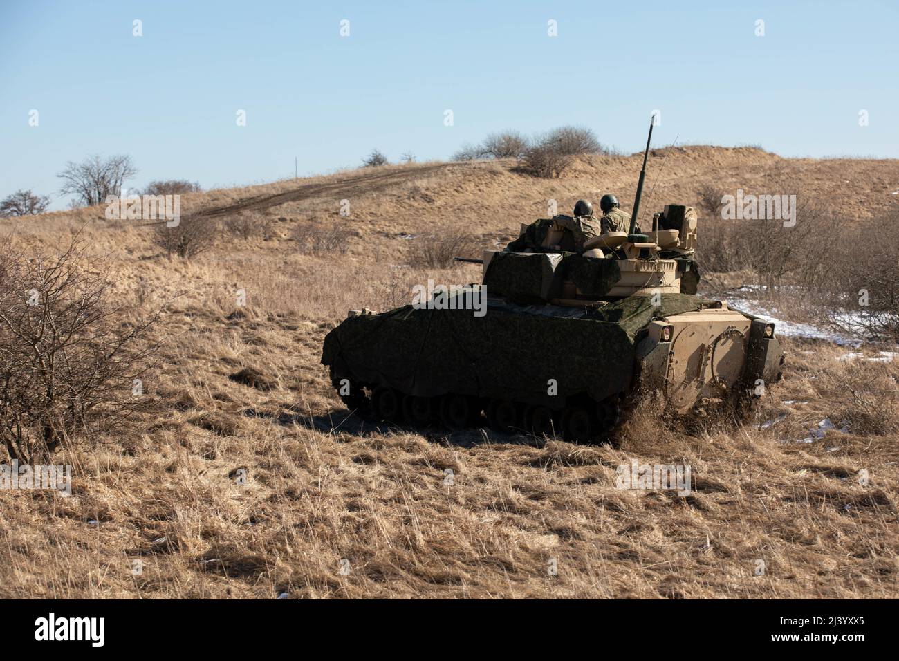 U.S. Army Staff Sgt. Dustin Herd and Sgt. Christopher Widner, Scouts ...