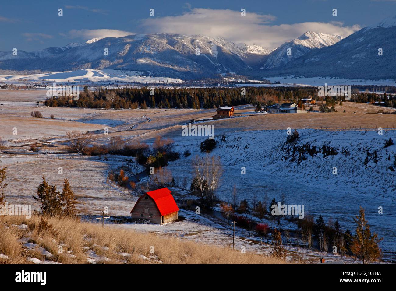 Prairie Creek, Wallowa Valley, Oregon Stock Photo - Alamy