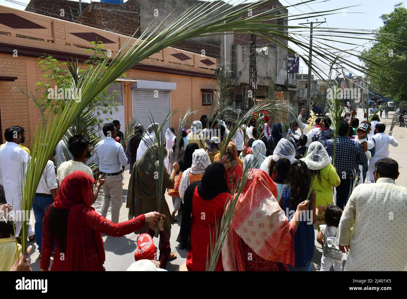 Lahore, Punjab, Pakistan. 10th Apr, 2022. Pakistani Catholic Christian ...