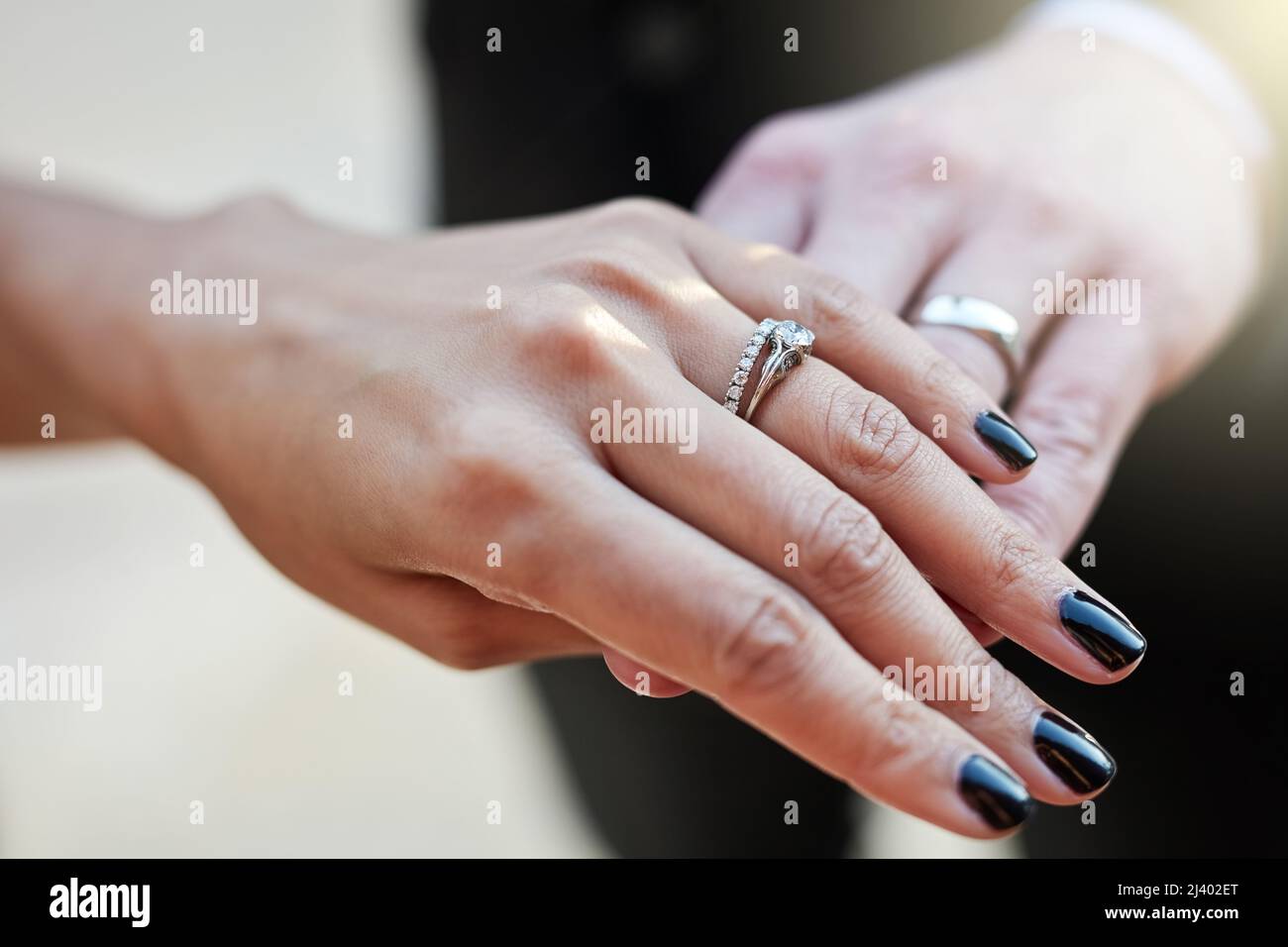 Someone Touching Their Rings