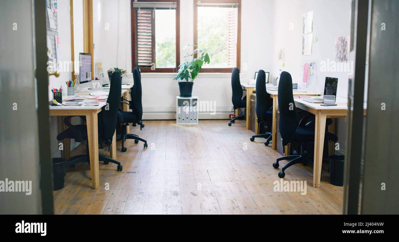 It might be small but itll get super busy. Shot of an empty modern ...