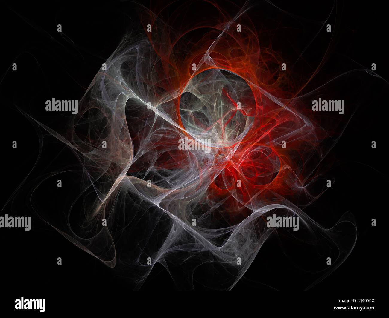 Abstract fractal background with colorful geometric pattern, digital ...