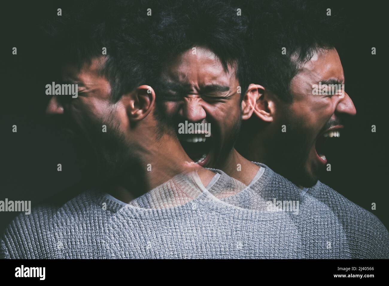 Psychopath man hi-res stock photography and images - Alamy