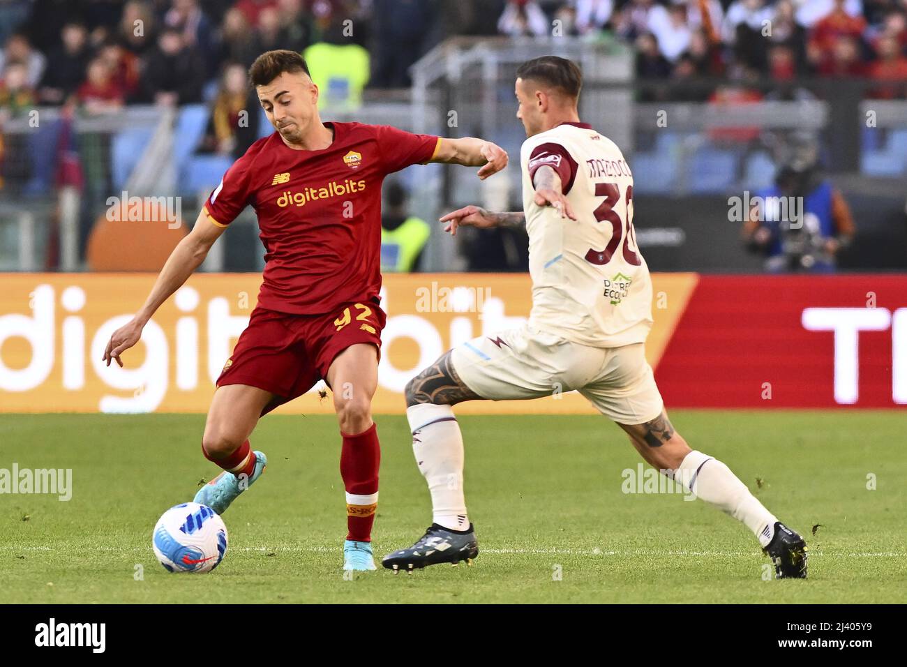Stephan El Shaarawy of A.S. Roma during the 32th day of the Serie A ...