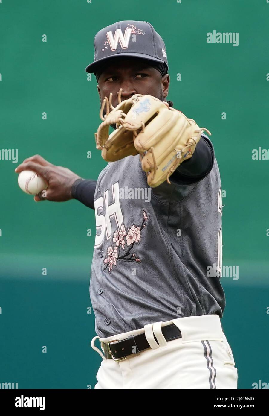 WASHINGTON, DC - APRIL 10: Washington Nationals shortstop Lucius Fox ...