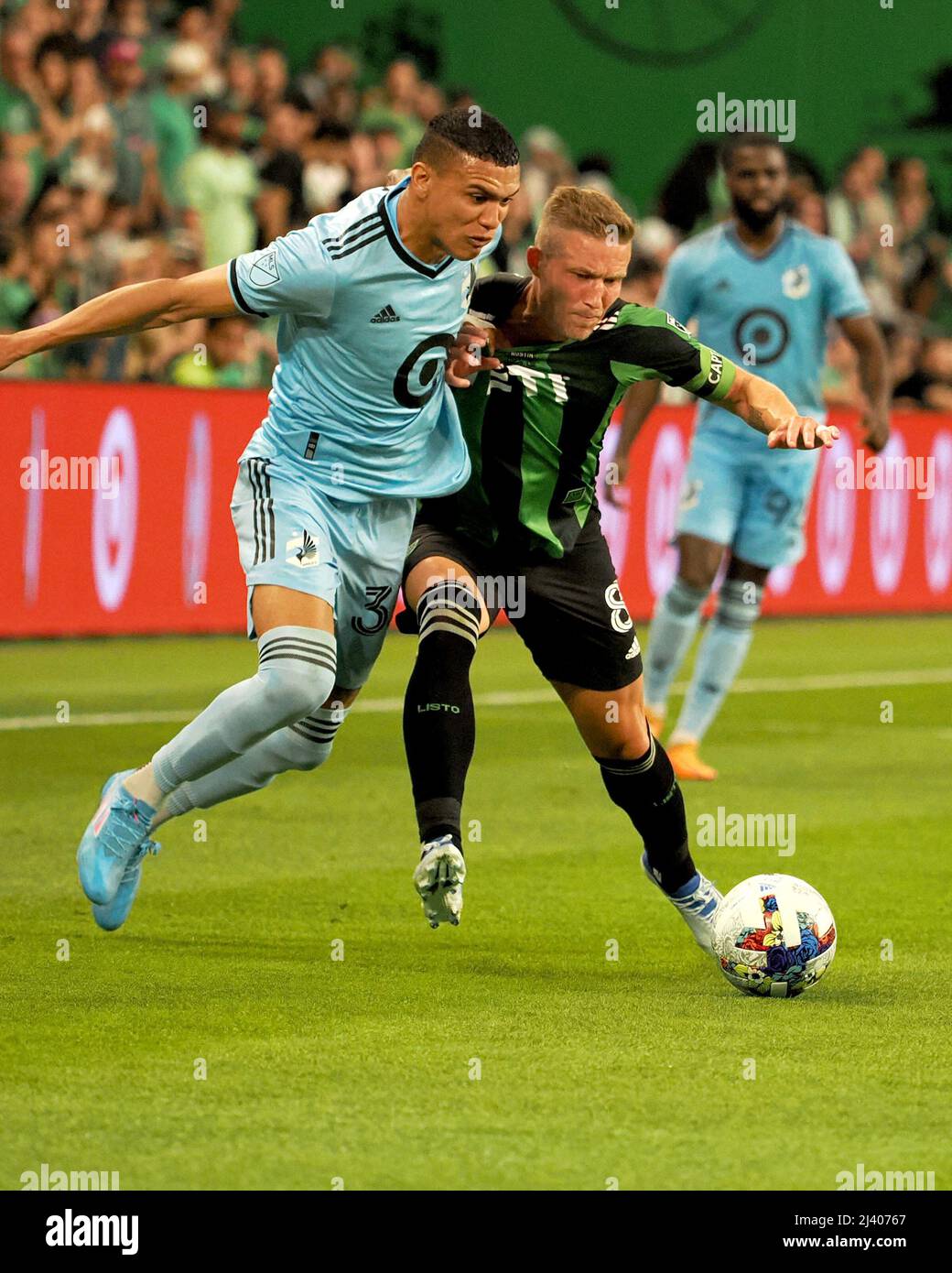 April 10, 2022. Alexander Ring #8 of Austin FC in action vs the ...