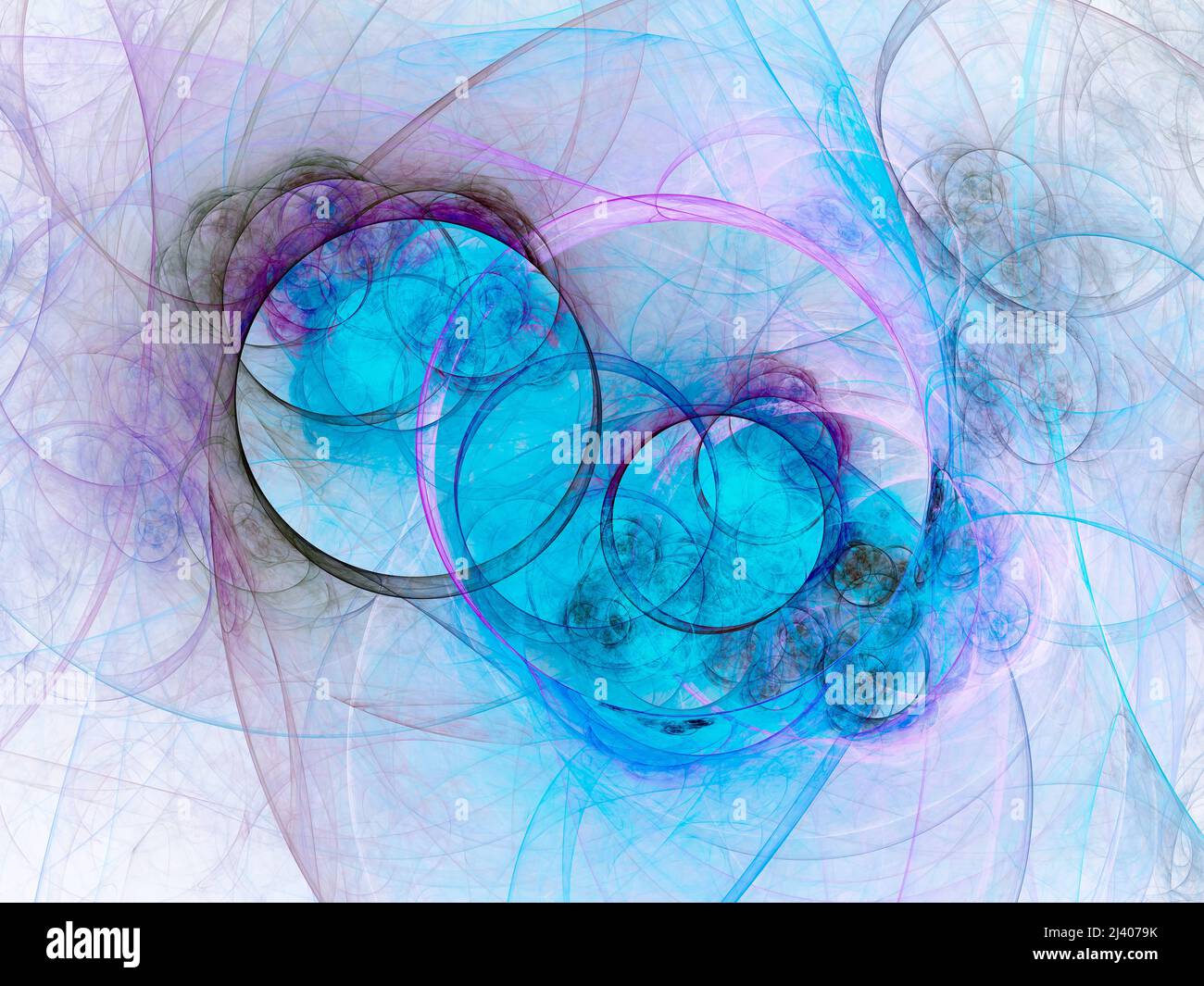 Abstract fractal background with colorful geometric pattern, digital ...