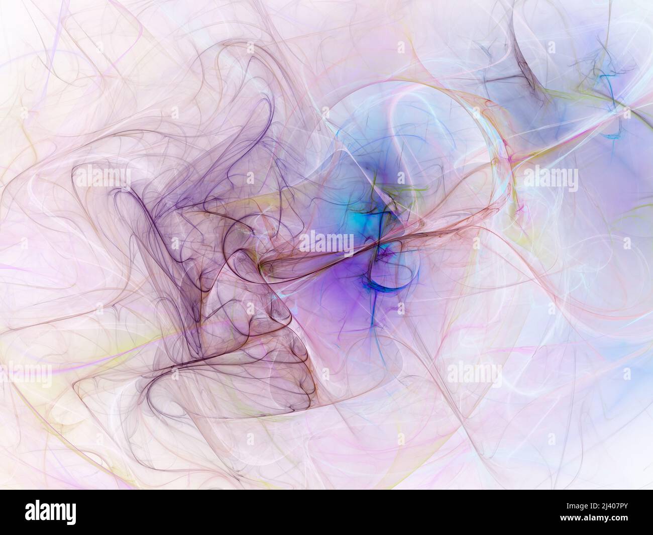 Abstract fractal background with colorful geometric pattern, digital ...