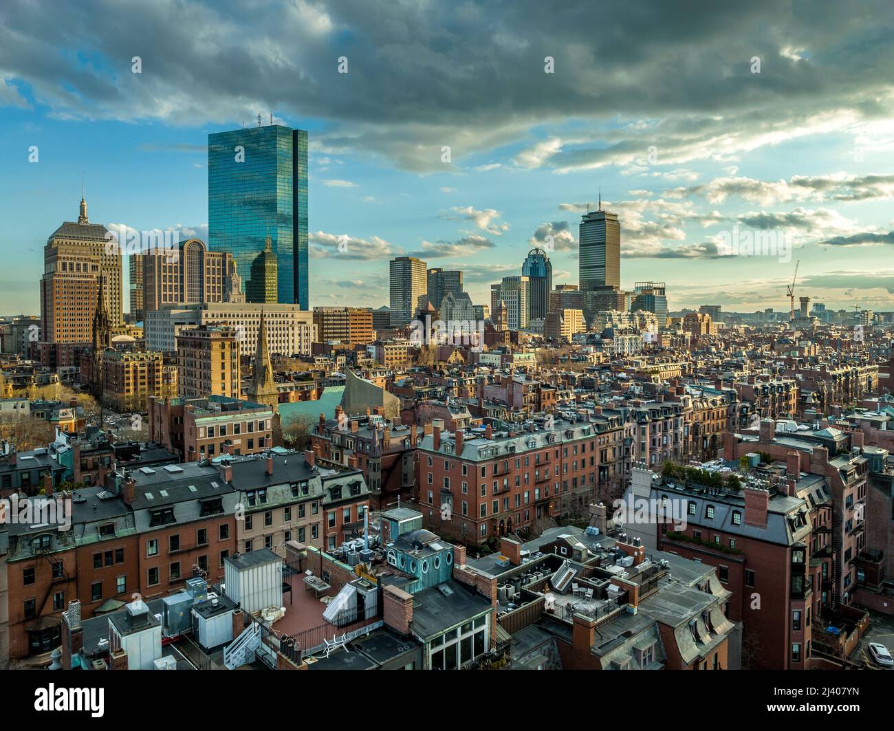 Boston commons park aerial hi-res stock photography and images - Alamy