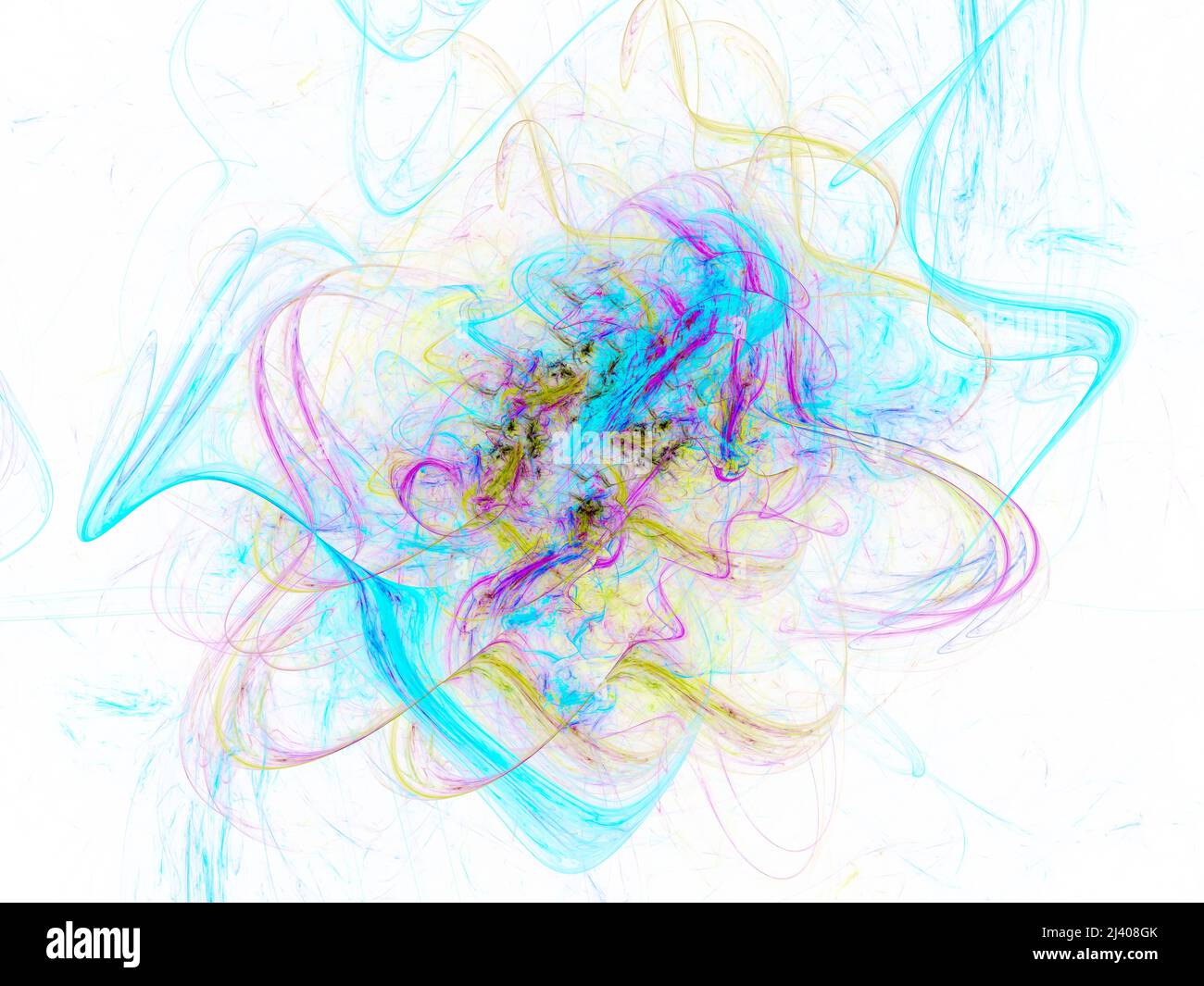 Abstract fractal background with colorful geometric pattern, digital ...