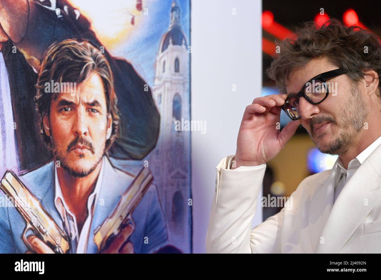 New York, USA. 10th Apr, 2022. Pedro Pascal attends the New York ...