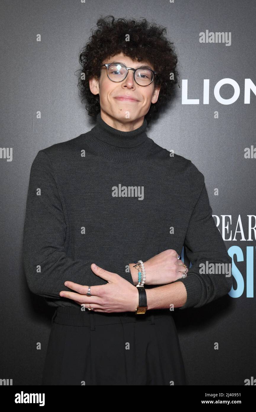 New York, USA. 10th Apr, 2022. Reece Feldman attends the New York ...