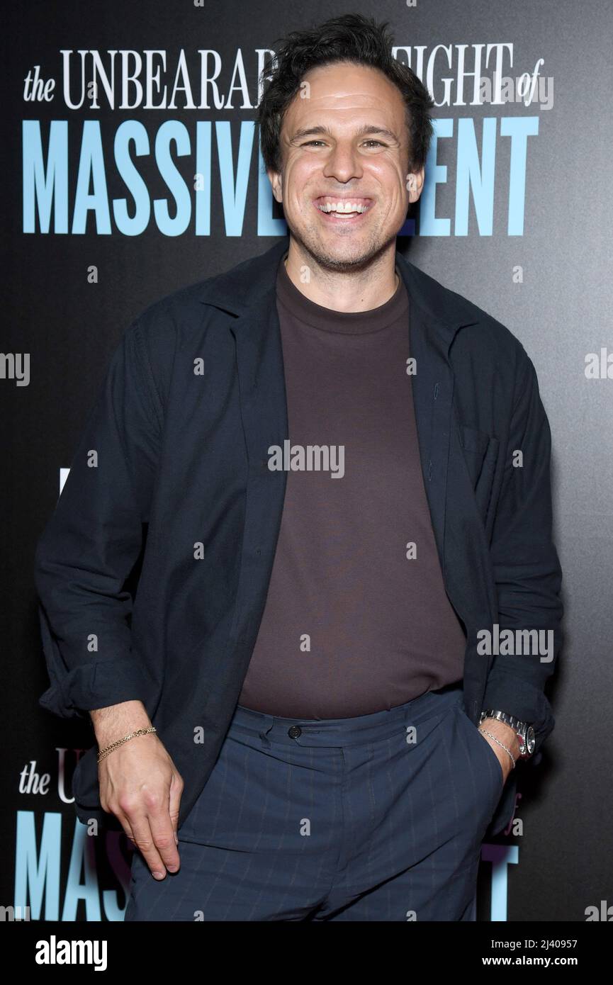 New York, USA. 10th Apr, 2022. Kevin Turen attends the New York ...